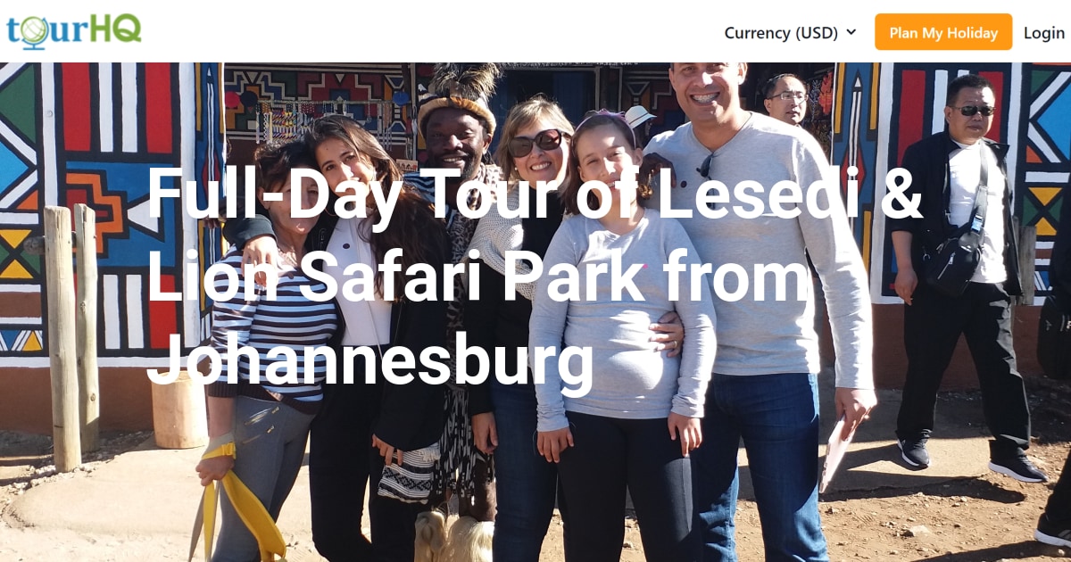 Full-Day Tour of Lesedi & Lion Safari Park from Johannesburg